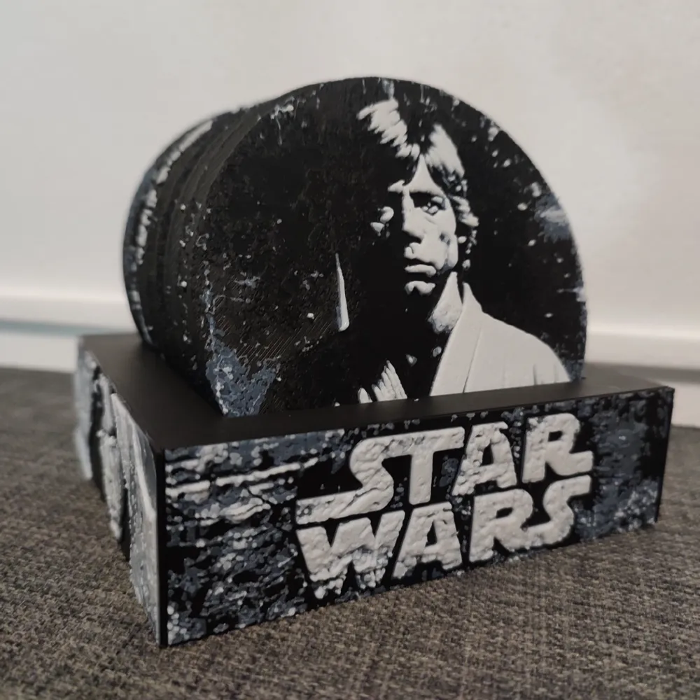 Star Wars Coaster Set by a.vdh_1983 MakerWorld: Download Free 3D Models