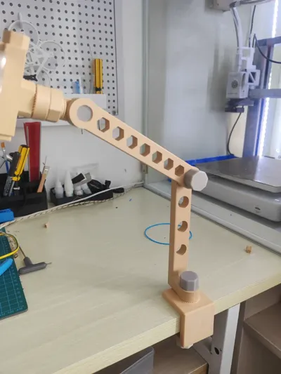 Round holes, square holes, IKEA SKADIS pegboard robotic arm, with ...