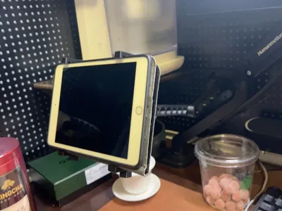Round holes, square holes, IKEA SKADIS pegboard robotic arm, with ...