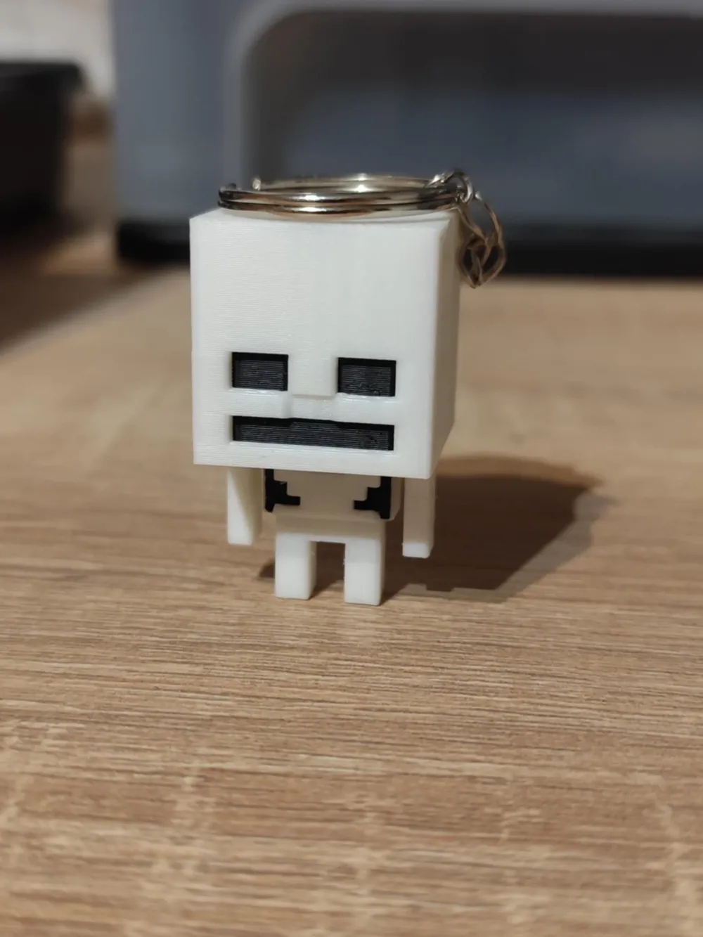Cute skeleton keychain Minecraft by OrangeSs - MakerWorld