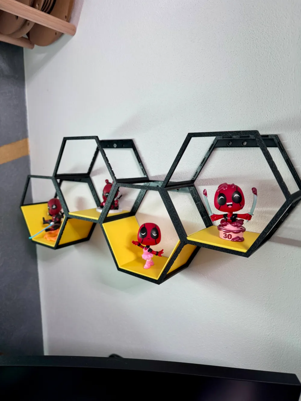 Hexagonal modular shelves by LotyStudio - MakerWorld
