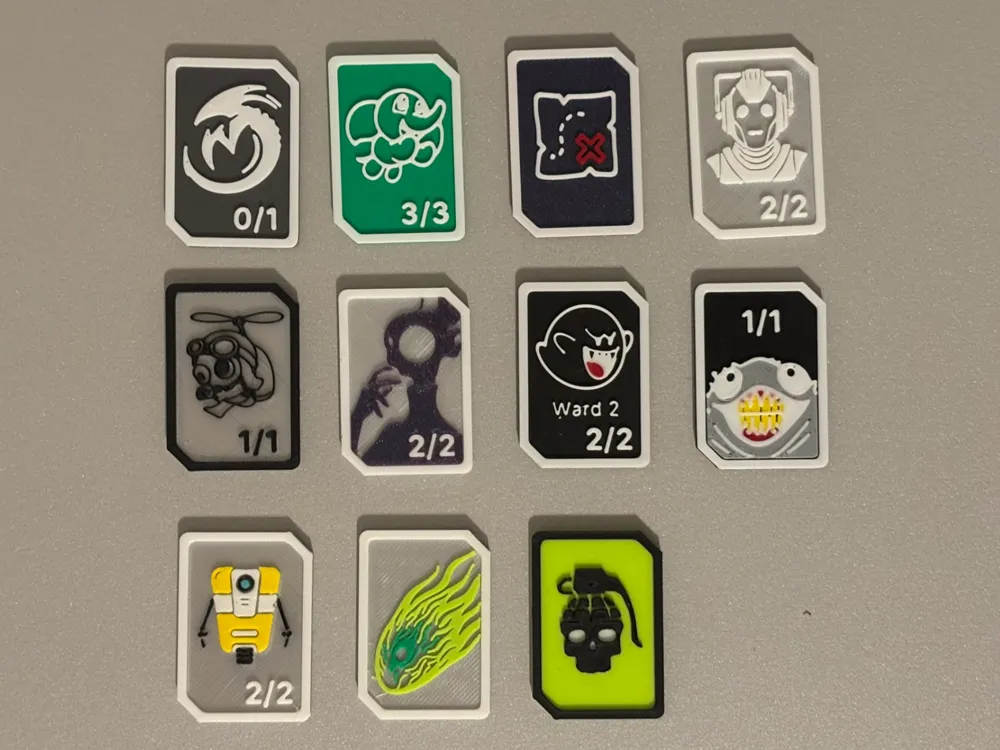 MTG Mini-Token-Drop 4 (including EOE) by Magarinemann MakerWorld ...