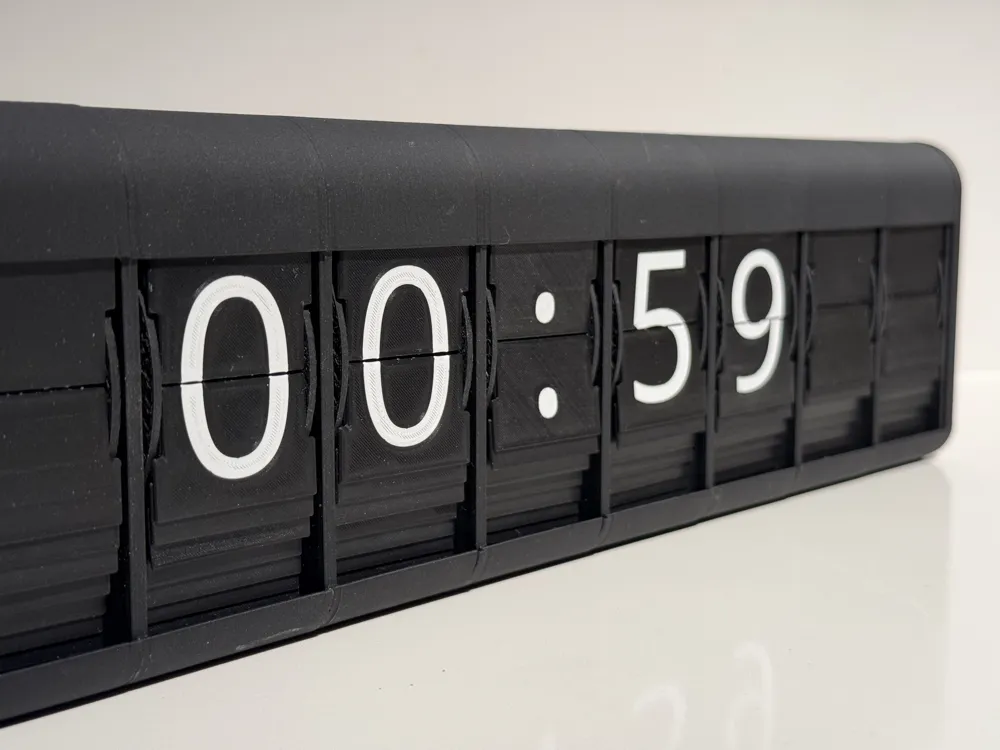 Split Flap Display - Extended Charset 48 flaps Remixed by Thom Koopman MakerWorld: Download Free ...