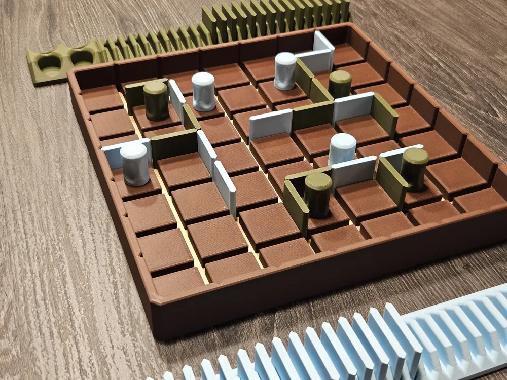 Wall Go! (2-4 player Board Game) - The Devils Plan - Free 3D Print ...
