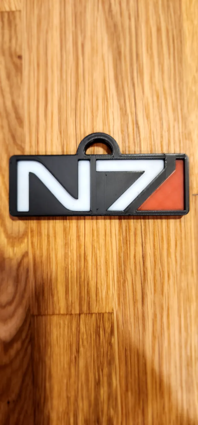 Mass Effect N7 Christmas Tree Ornament by FletchForm Studios - MakerWorld