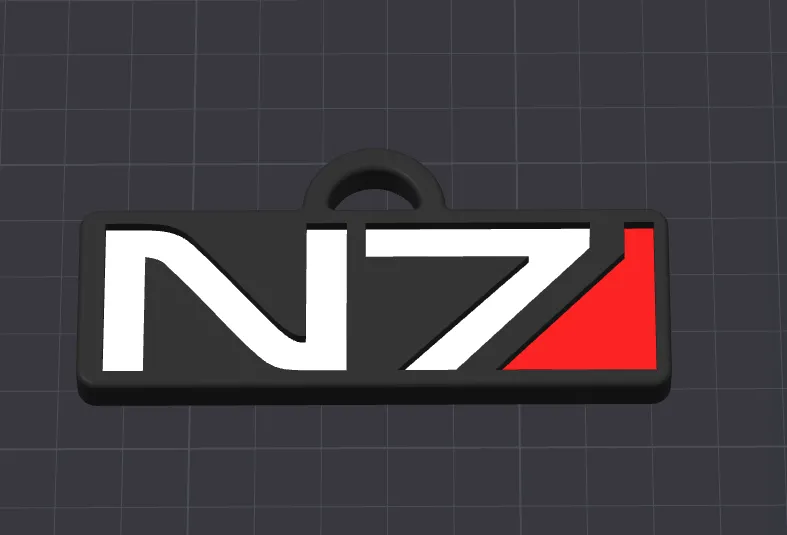 Mass Effect N7 Christmas Tree Ornament by FletchForm Studios - MakerWorld