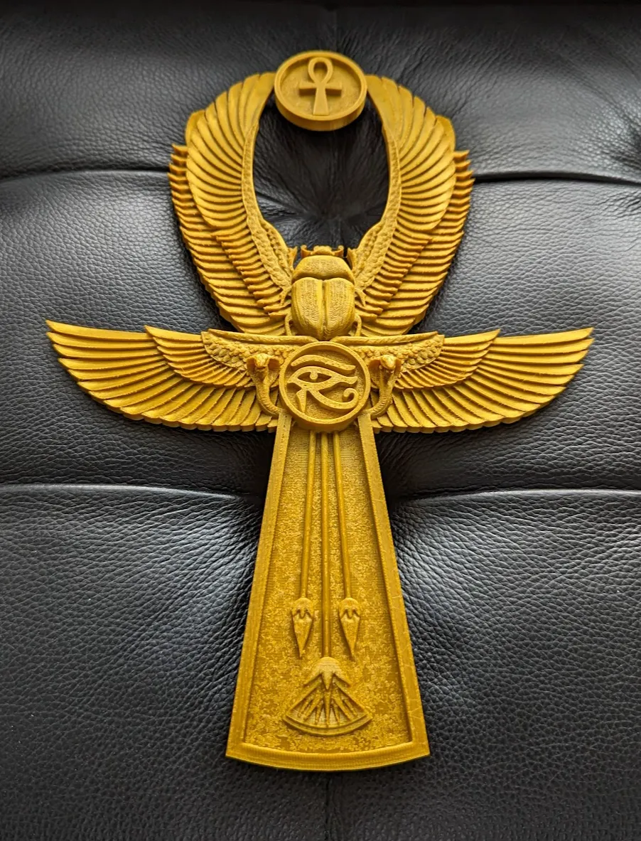 Chave da Vida Ânkh Egípcia por TheAncientWay - Mundo do Criador