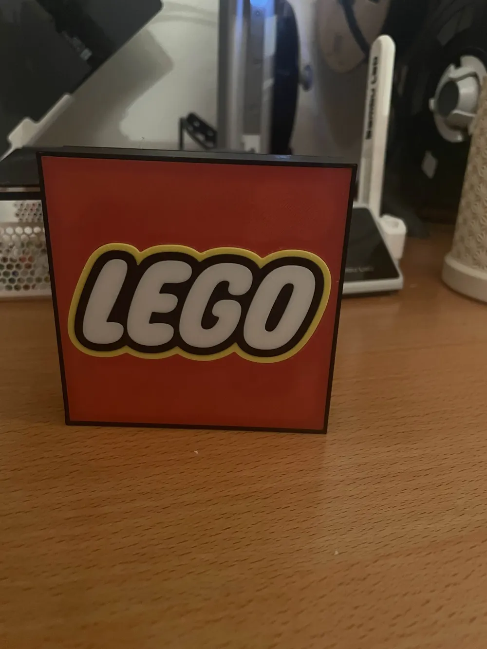 LEGOs Logo Lettering FanArt sign no AMS - Free 3D Print Model - MakerWorld