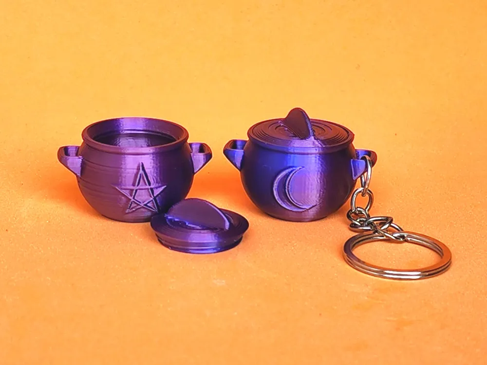Magic Cauldron Cache by jajaum3d - MakerWorld