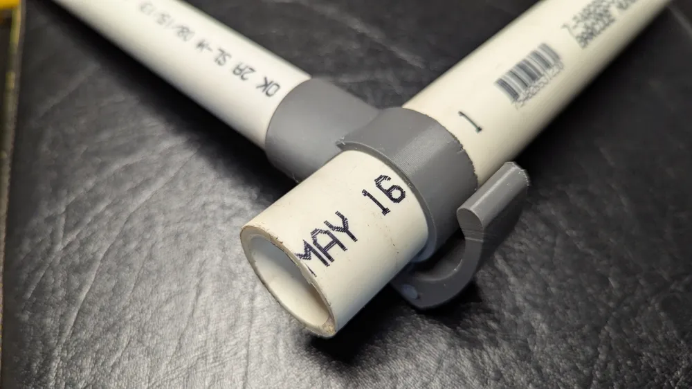 Quick Release Connector for 1" to 3/4" PVC Pipe - Free 3D Print Model ...