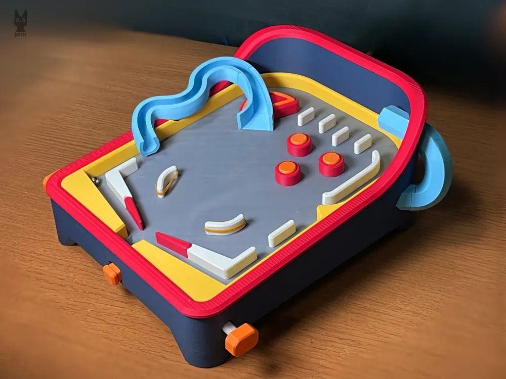 Mini Tabletop Pinball by jorm MakerWorld: Download Free 3D Models