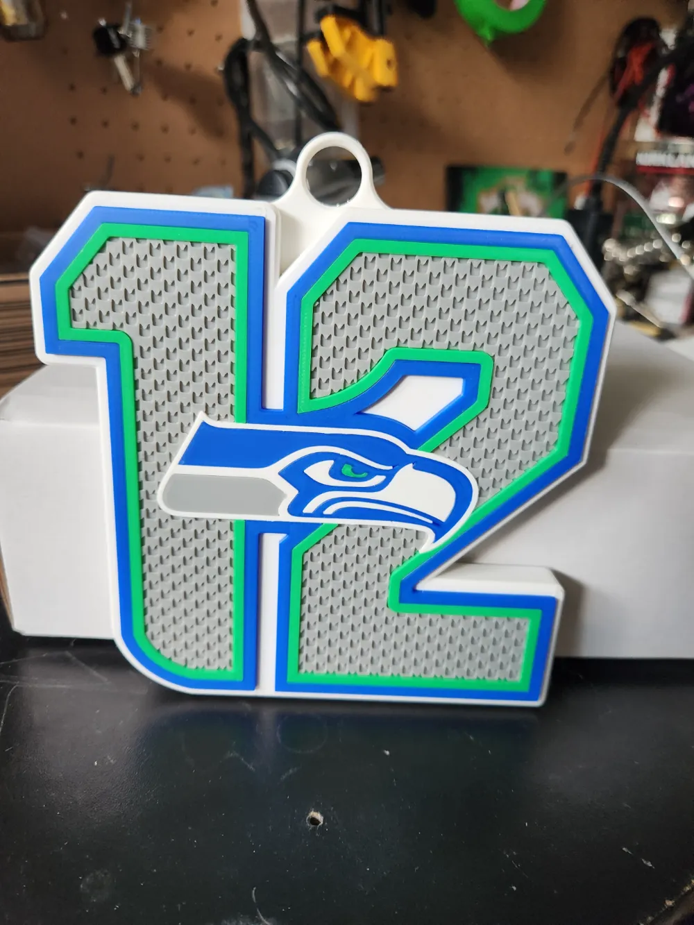 Seattle Seahawks 12th Man Pendant and Chain by MFDesigns3D - MakerWorld
