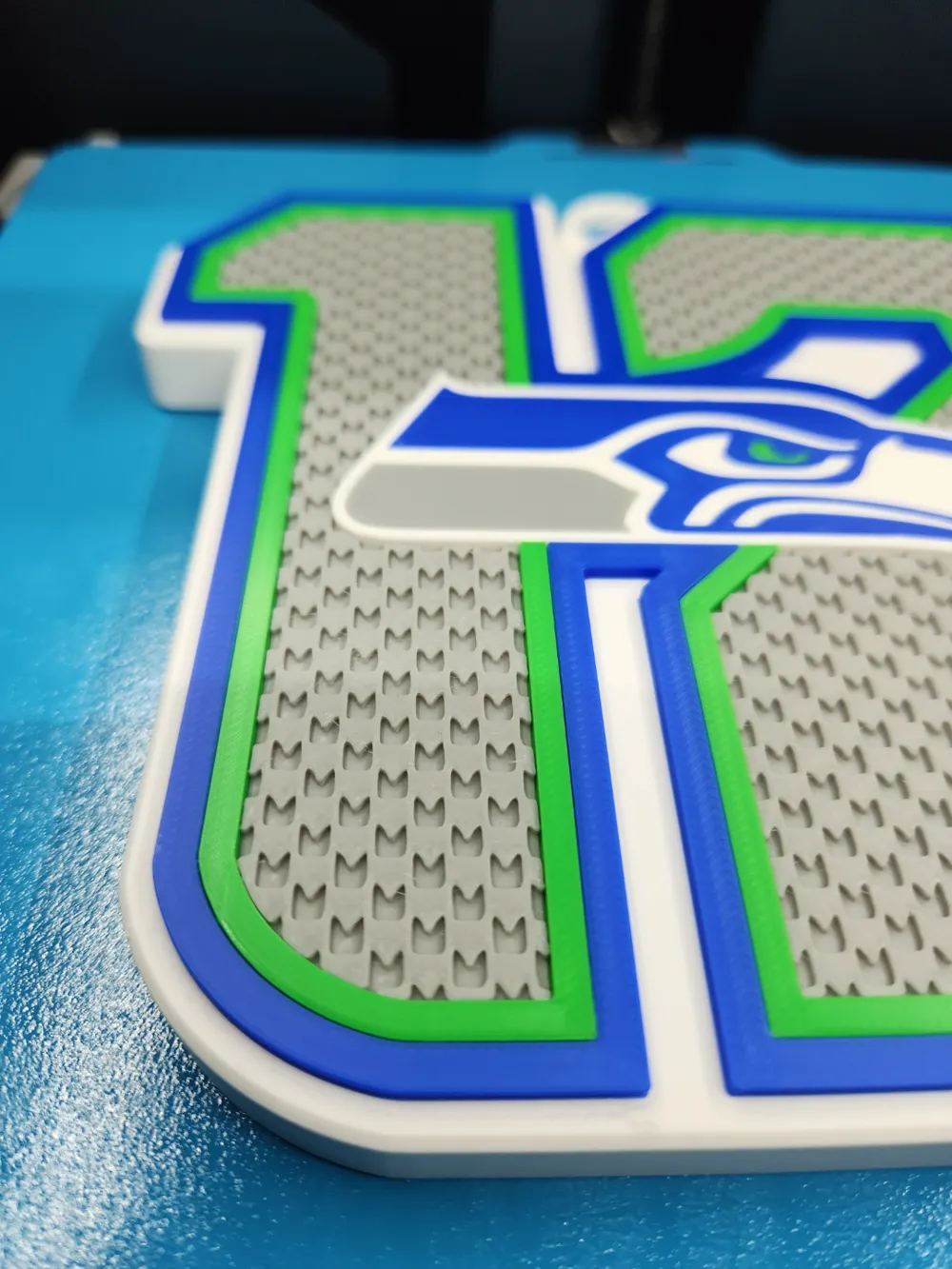 Seattle Seahawks 12th Man Pendant and Chain by MFDesigns3D - MakerWorld