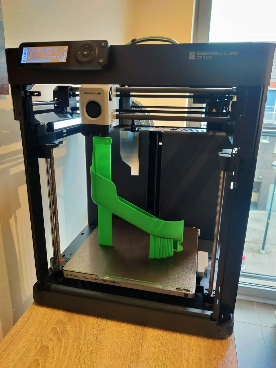 Purge shoot screw on - magnet bucket - P1P P1S X1C - Free 3D Print ...