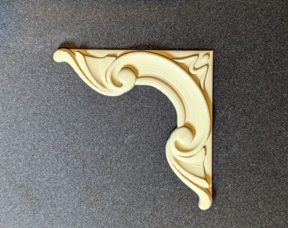 Decorative Corner Moulding by Wile E. 3D MakerWorld: Download Free 3D ...