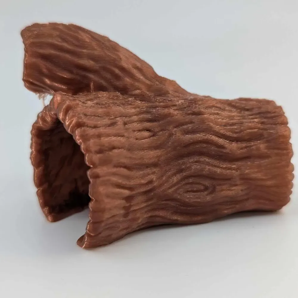 Realistic Fake log Hide / by Solid Bizz MakerWorld: Download Free 3D Models