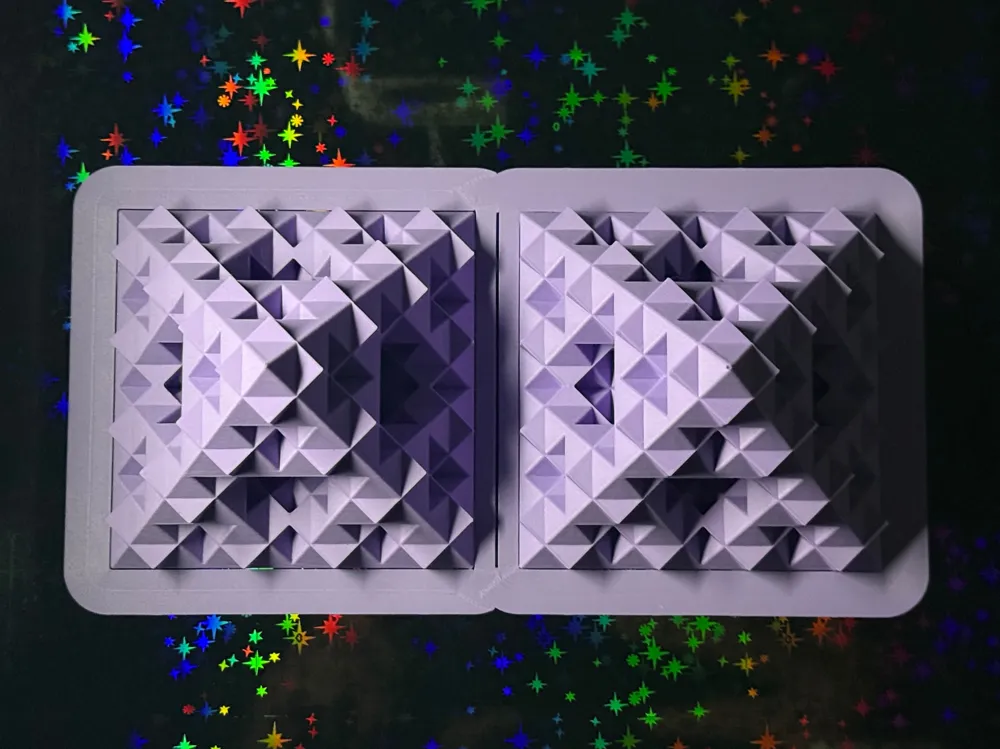 Sierpiński Cube-Octahedron Compound - Level 2 by Endless Design Lab 🌀 - MakerWorld