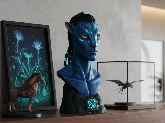 Jake Sully Büste - Avatar Fan Art – Kostenloses 3D-Druckmodell – MakerWorld