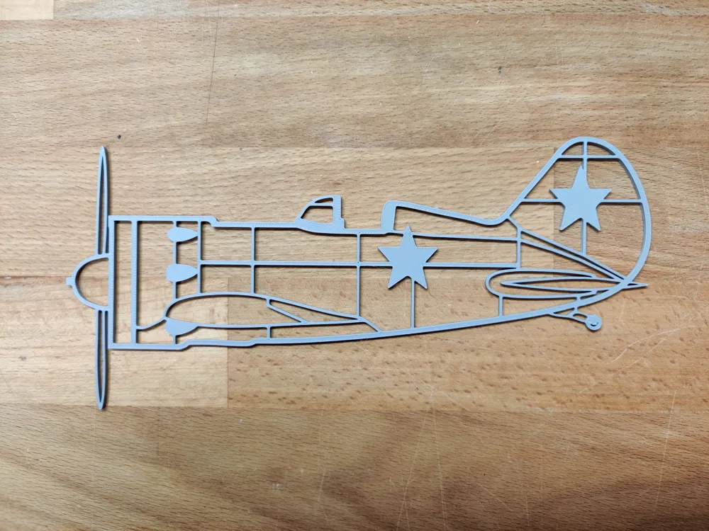 Polikarpov I-16 Aircraft Wallart by Bernd1492 - MakerWorld