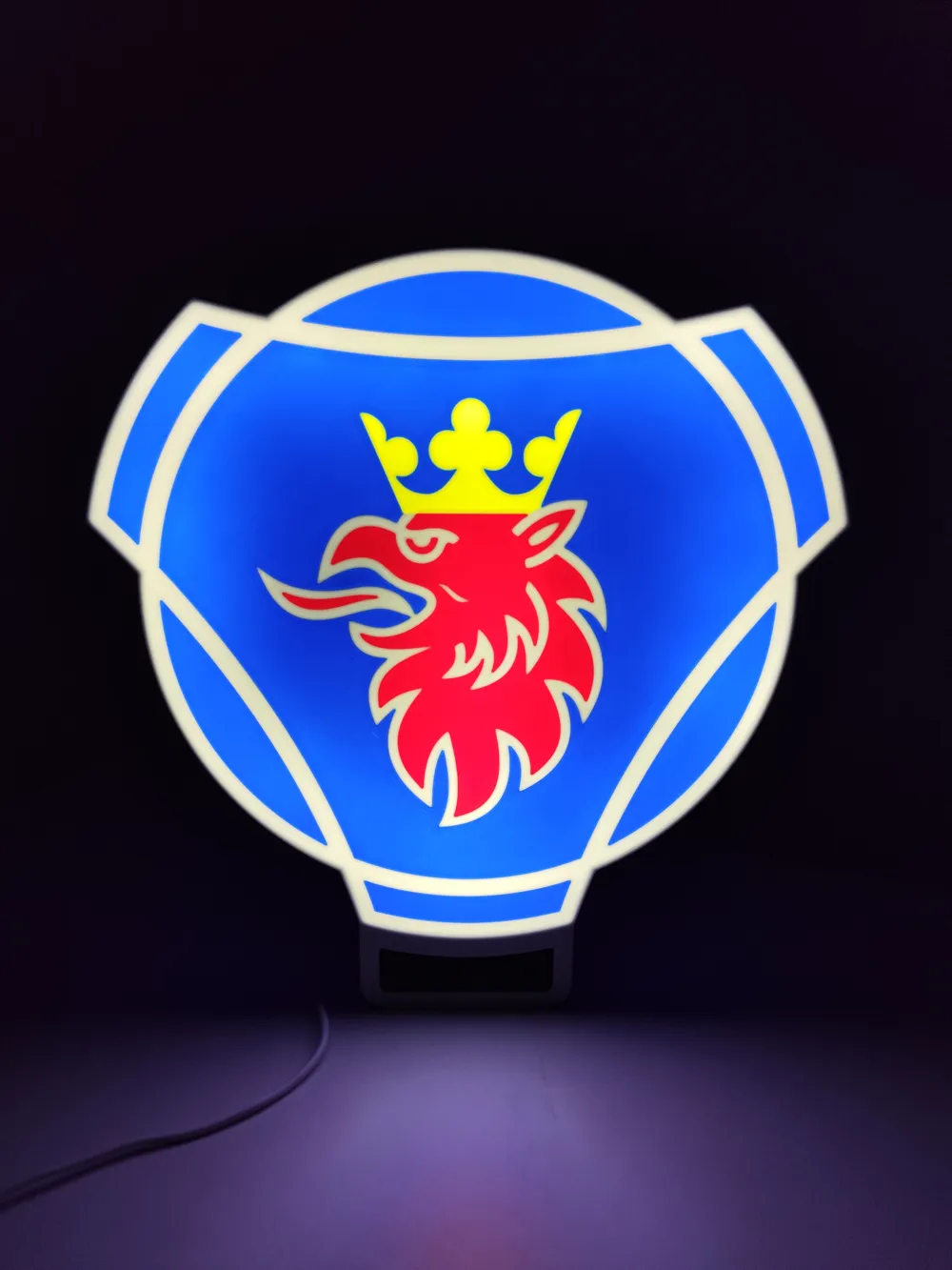Light box Scania - Free 3D Print Model - MakerWorld