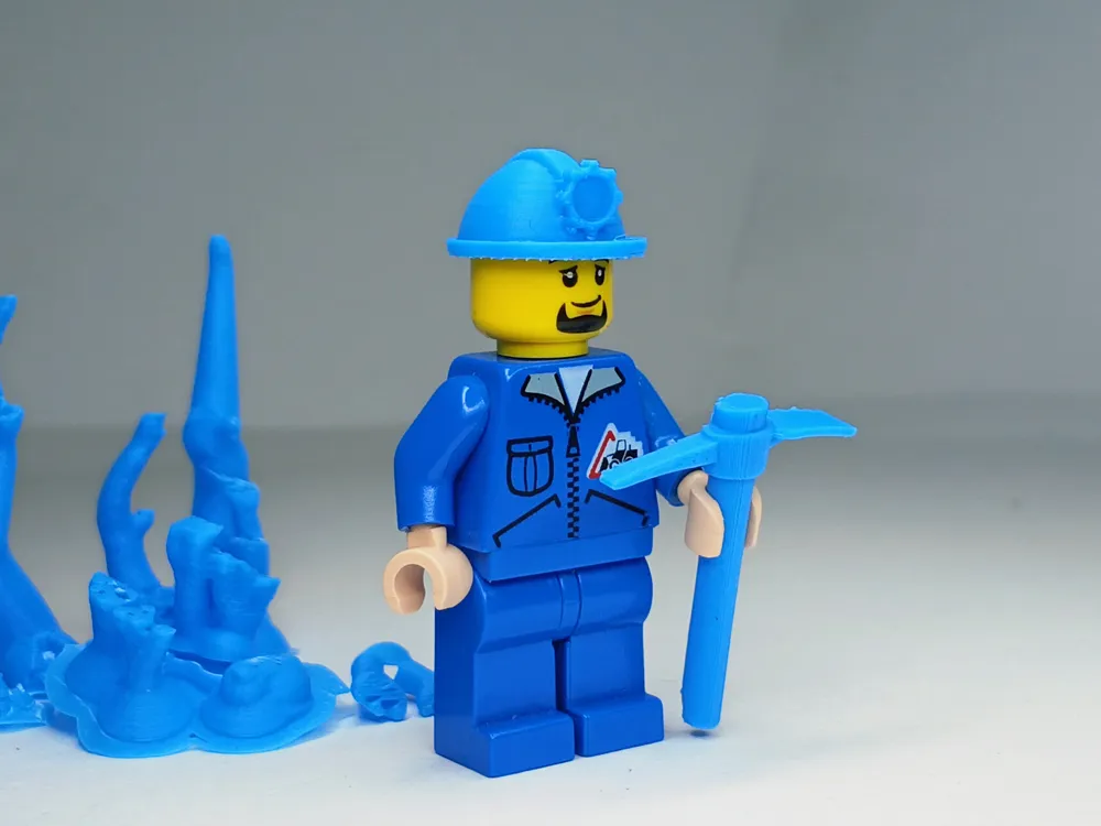 Miner’s pickaxe and helmet Minifigure Brick by BoringThings MakerWorld ...