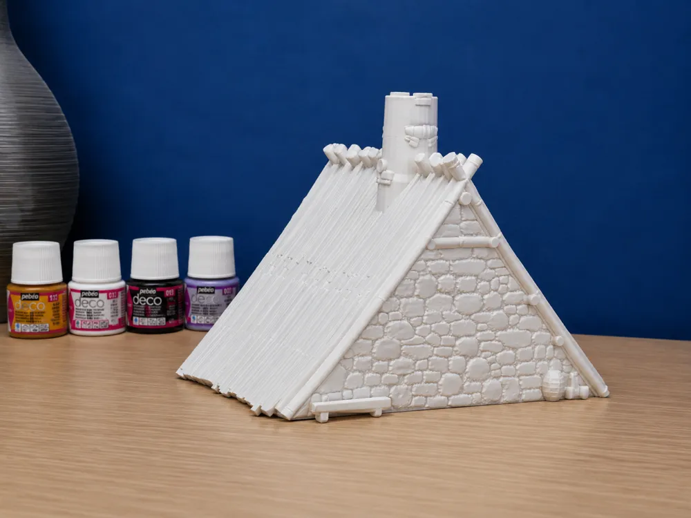 Viking Cottage – Medieval Nordic House - Free 3D Print Model - MakerWorld