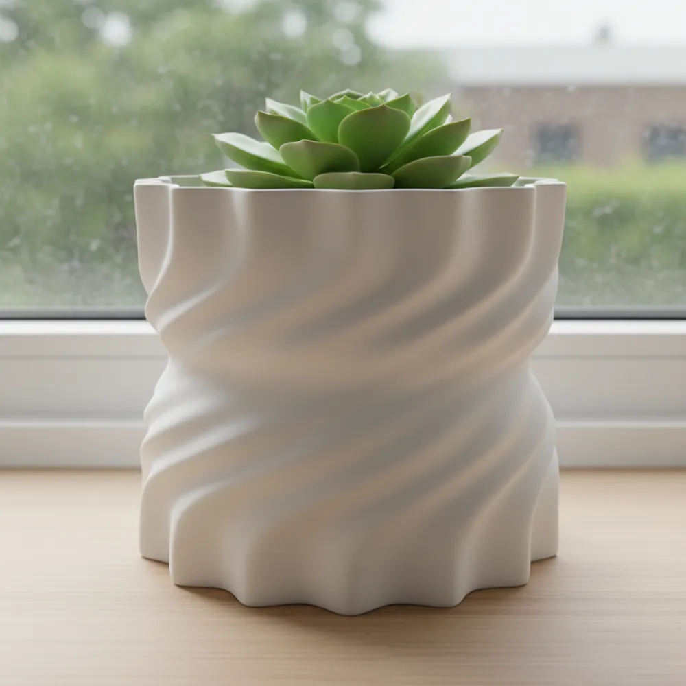 Modern Spiral Pot by C3Designs MakerWorld: Download Free 3D Models