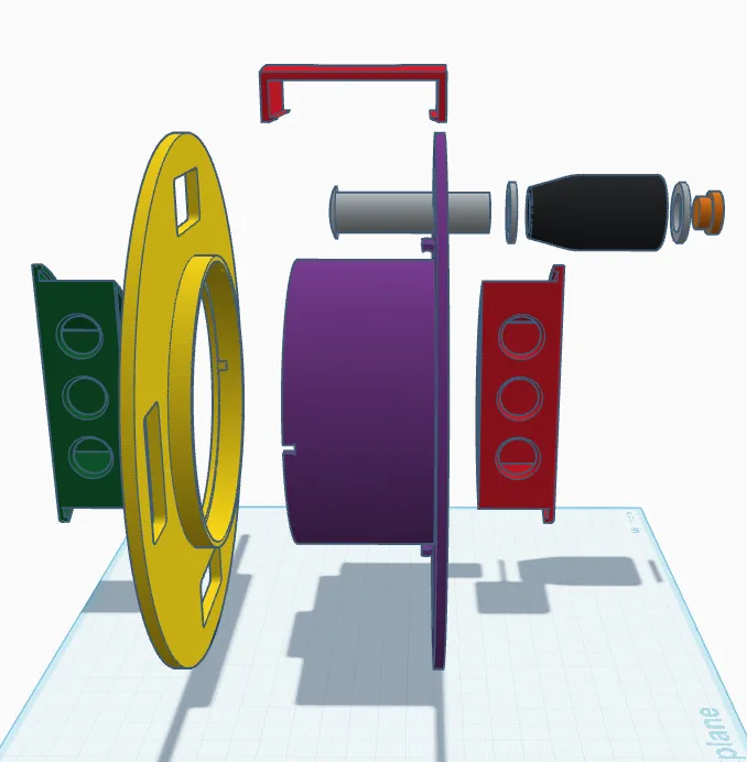 "Wind Your Business" Rope/Cord Winder Reel - Free 3D Print Model ...