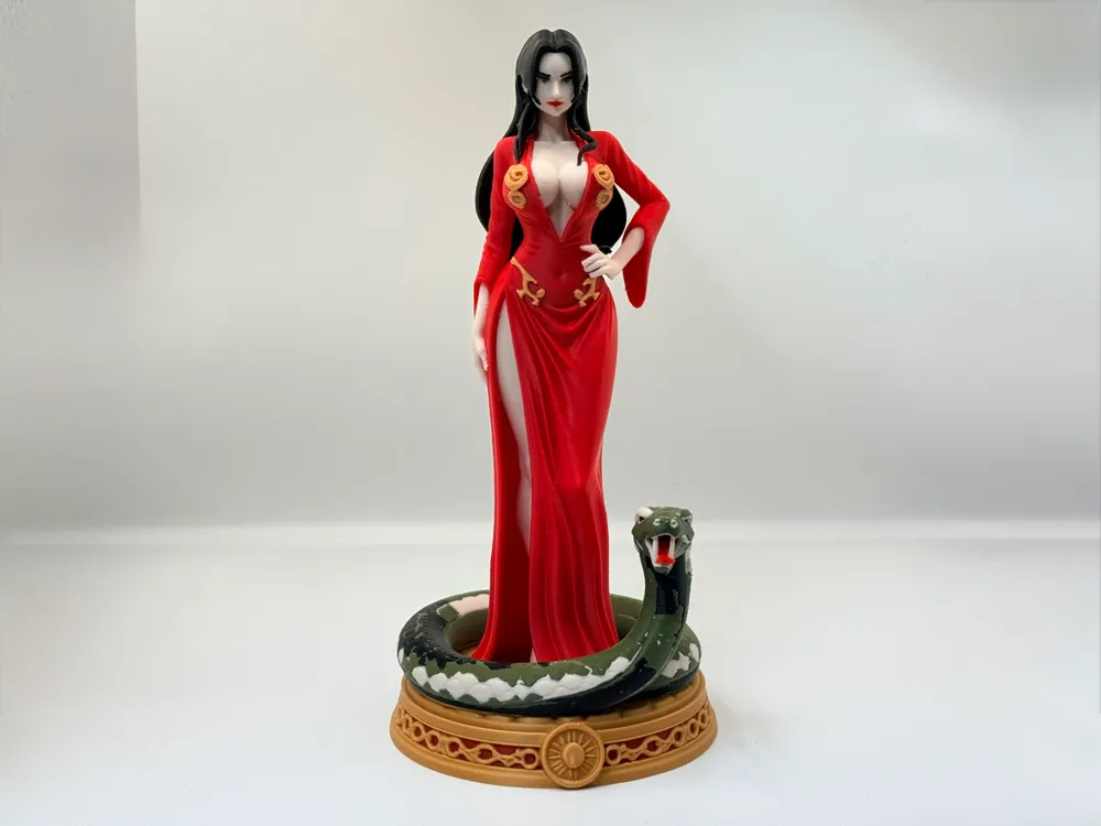One Piece: Boa Hancock Figure - High Detail - Free 3D Print Model ...