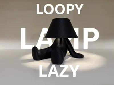 LOOPY LAMP - ANGRY (LED LAMP KIT - MH001 - KC007) - Free 3D Print Model ...