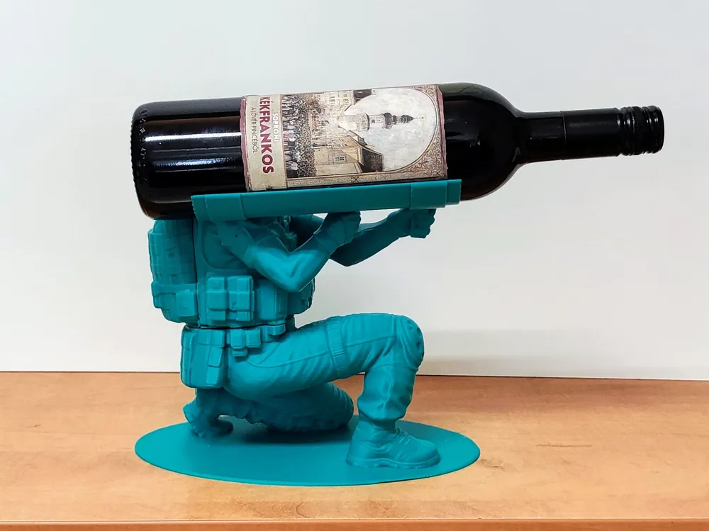 Tactical Bottle Launcher - RPG Soldier with bottle - Free 3D Print ...