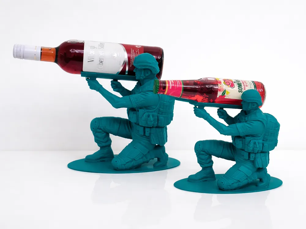 Tactical Bottle Launcher - RPG Soldier with bottle - Free 3D Print ...