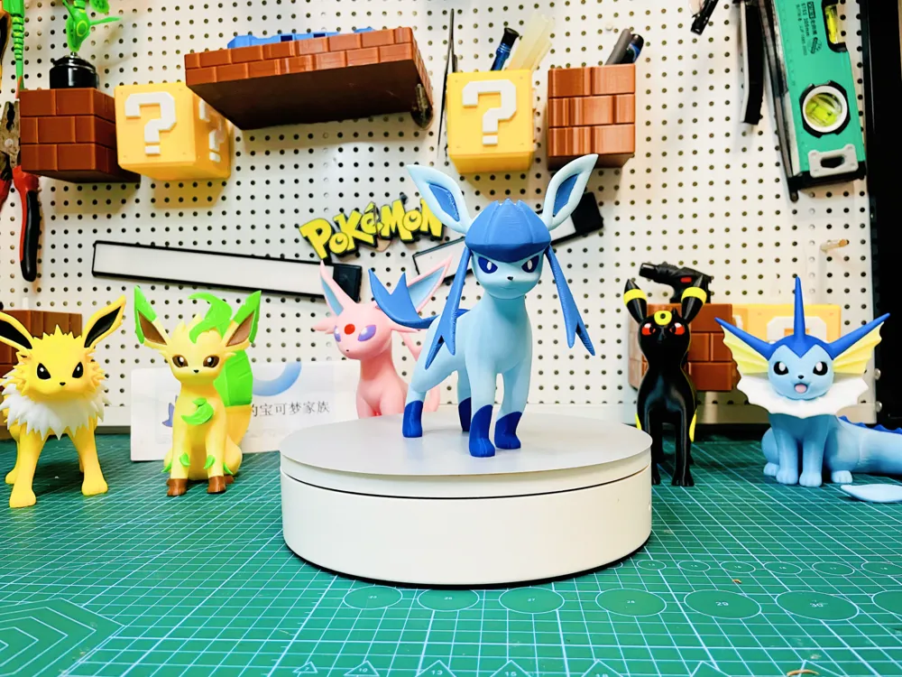 Pokémon —Glaceon (Multi-color Assembly) by 手残的Leo - MakerWorld