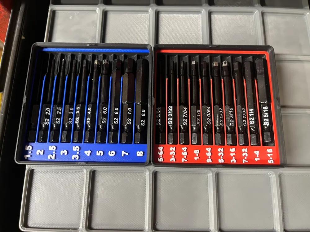 Allen head hex key bits Metric & SAE by Cattywhompus MakerWorld ...