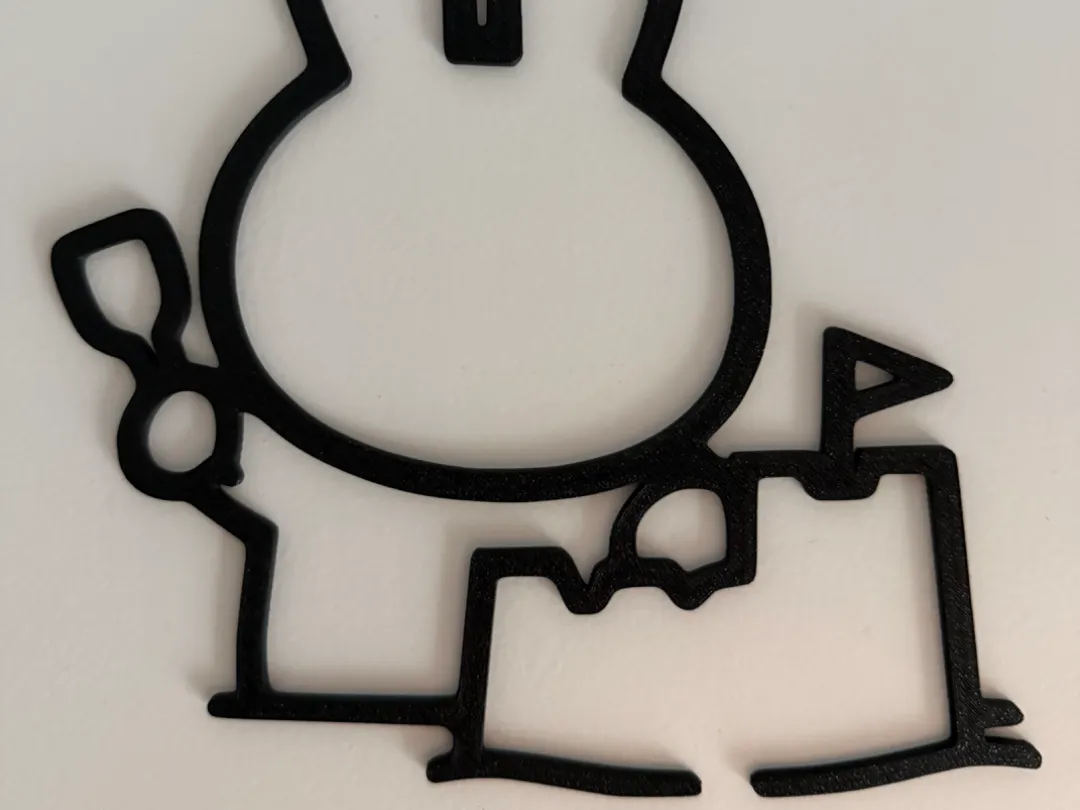 Miffy on the beach - Free 3D Print Model - MakerWorld