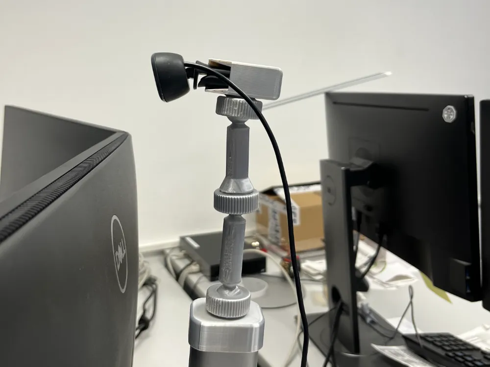 Camera stand for Dell P2423D display - Free 3D Print Model - MakerWorld