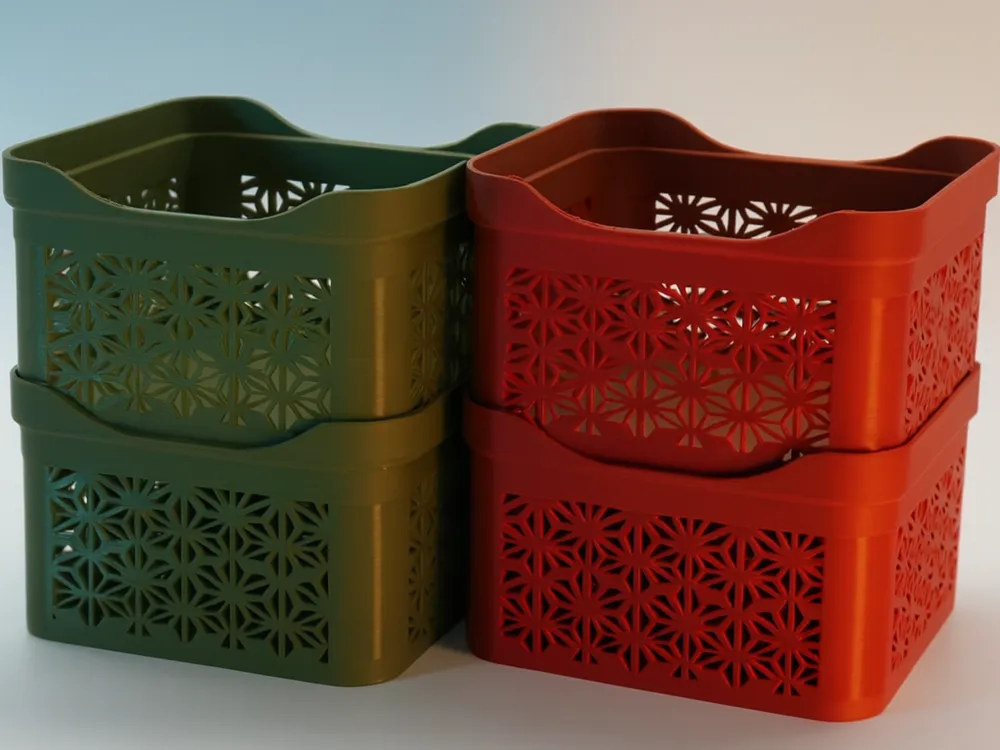 Stackable Storage Baskets by 3D Paint Lab MakerWorld: Download Free 3D Models