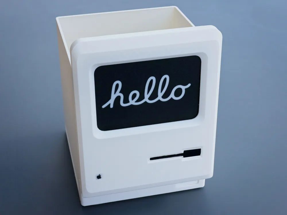 Retro Apple Mac Trash Can by Every Day Counts - MakerWorld