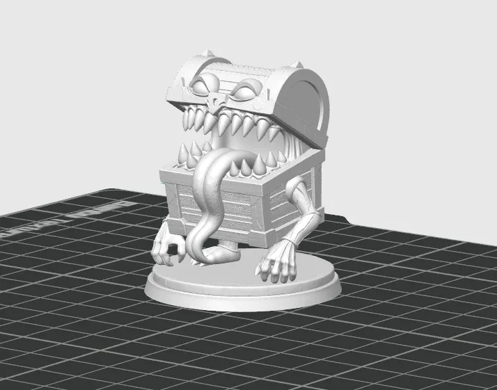 Chest Mimic : Monster Tabletop Miniature - Free 3D Print Model - MakerWorld