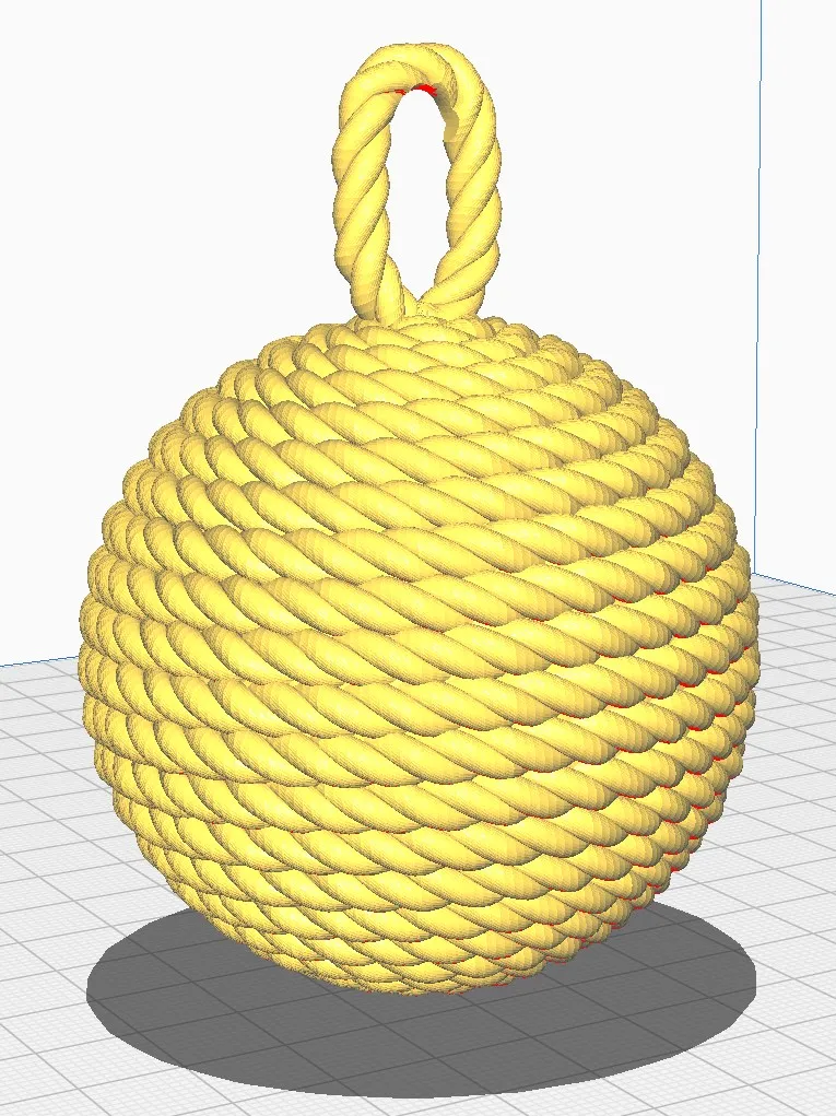 Christmas Rope Bauble Ornament Collection by Maker81 - MakerWorld