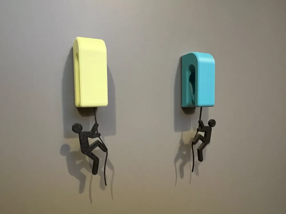 Stick-On Gravity Hanger by BogdanS - MakerWorld