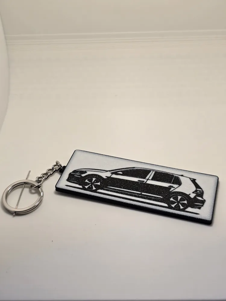 VW Golf GTI 7 key chain by Alex MakerWorld: Download Free 3D Models