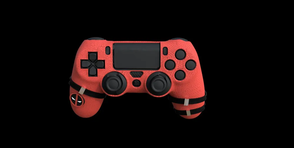 Deadpool ps4 controller case by Mike33D MakerWorld: Download Free 3D Models