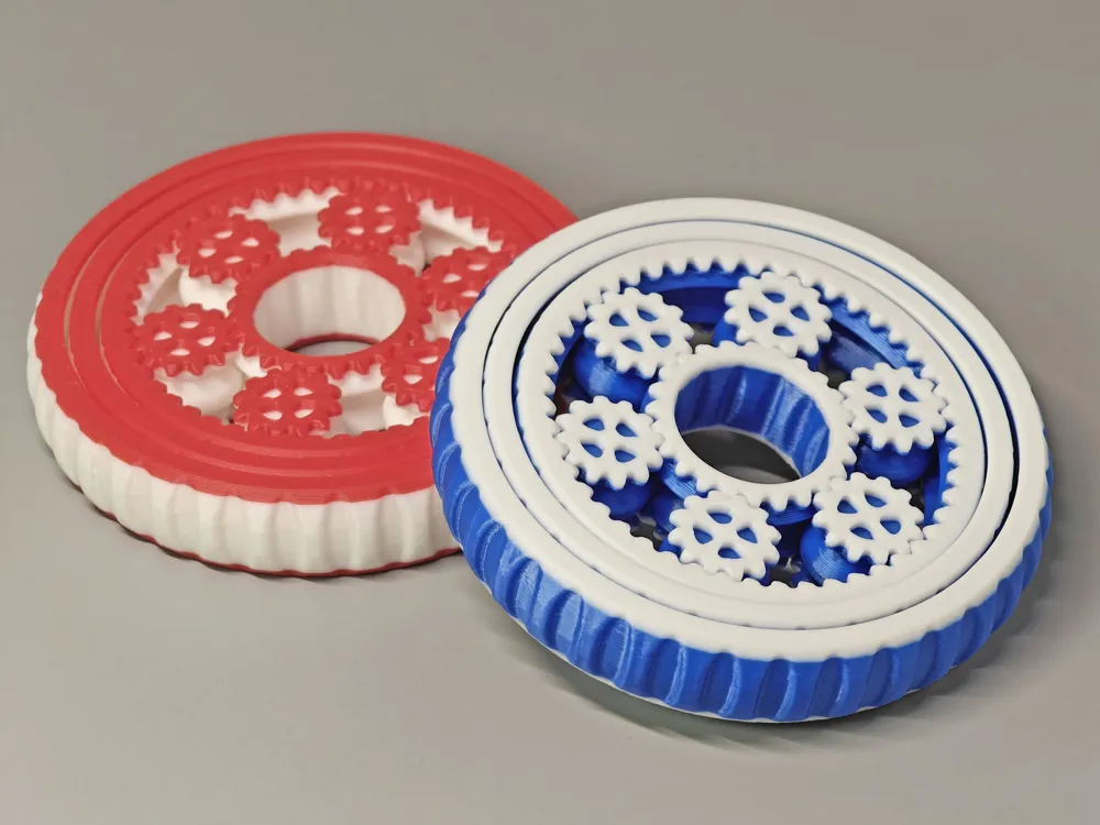 Planetary Gear and Spinning Top Combined Fidget Spinner TA7 Straight ...