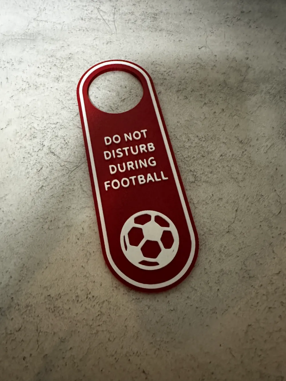 Football do not disturb door sign by xpisoverrated - MakerWorld