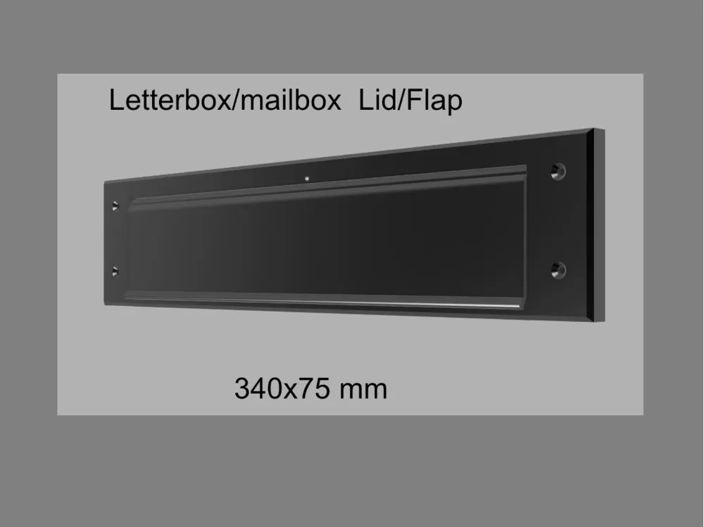 Lid/Flap for letterbox/mailbox by Oddball Design - MakerWorld