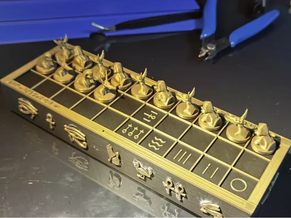 Senet Egyptian Chess by sangenyinyue MakerWorld: Download Free 3D Models