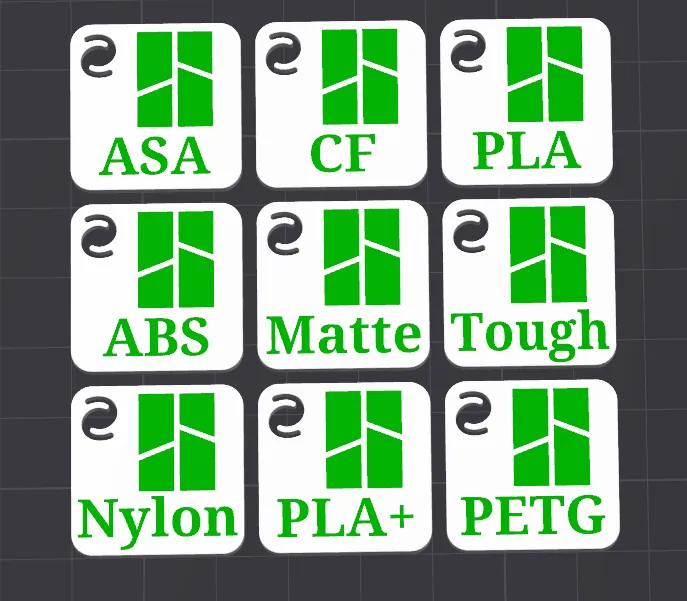 YABSF - Bambu Filament Swatches Themed (yet another bambu swatch file ...