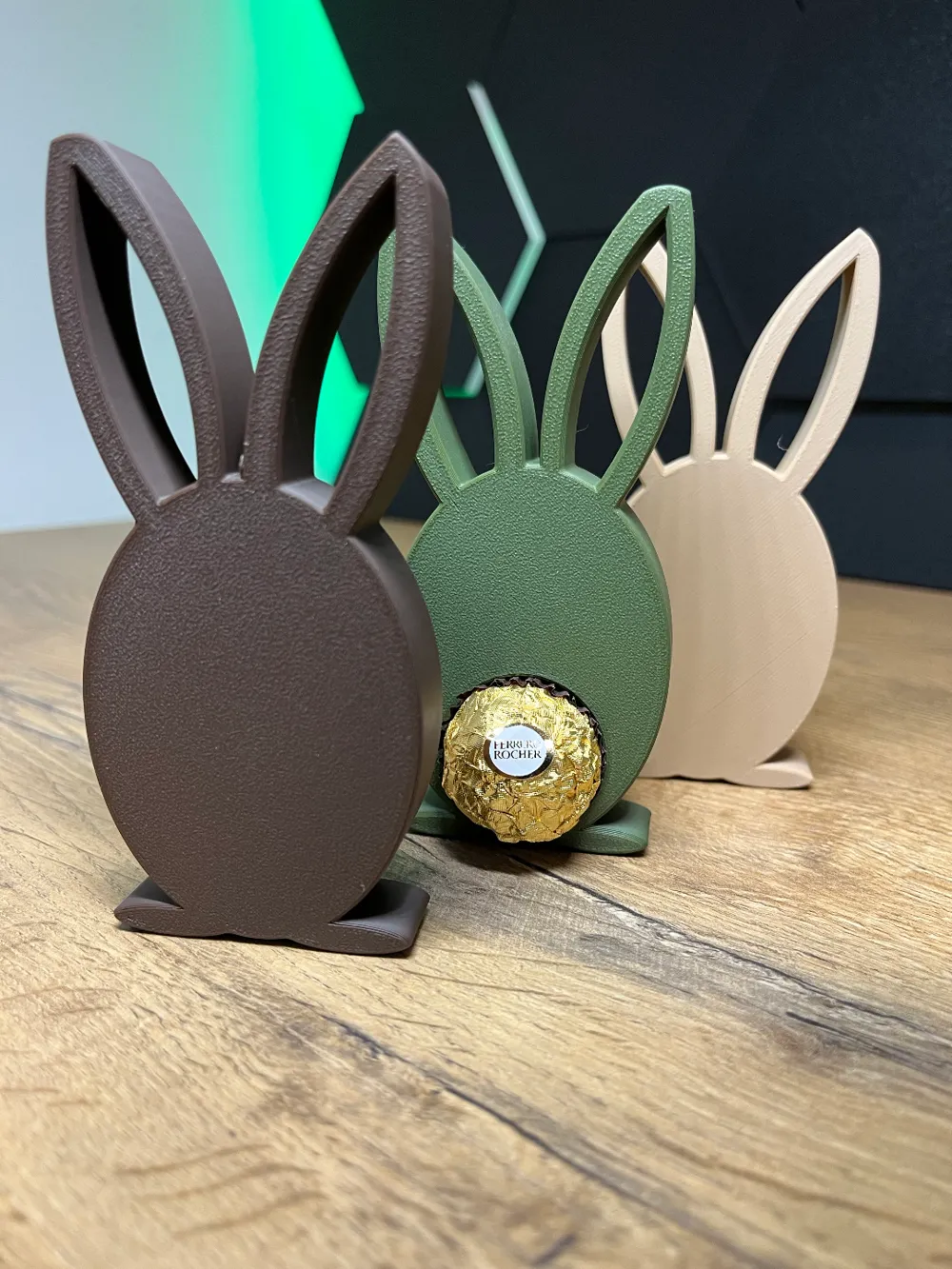 A cute bunny as a gift with Ferrero Rocher - Free 3D Print Model ...
