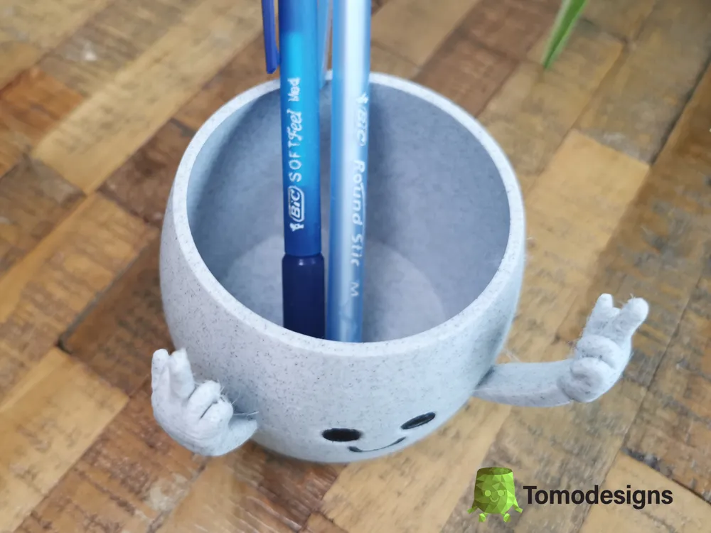 Middle Finger Happy Pot by TomoDesigns - MakerWorld